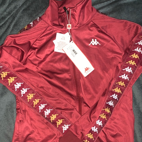 Kappa | Jackets & Coats | Large Kappa Ruby Red Track Jacket | Poshmark